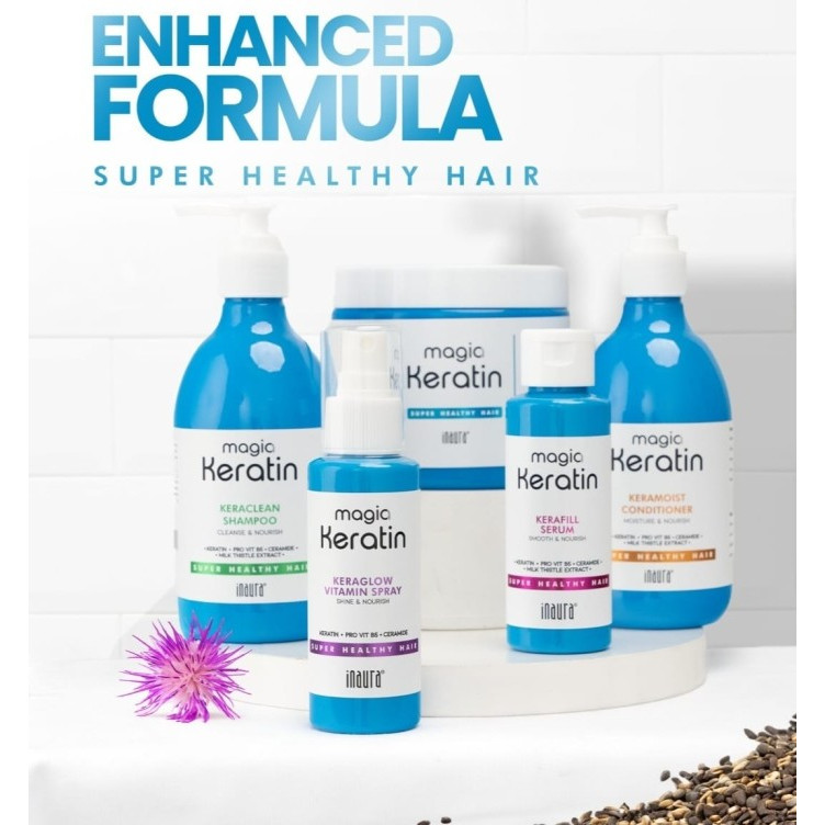 Jual INAURA MAGIA KERATIN SHAMPO, CONDITIONER,HAIR MASK | Shopee Indonesia