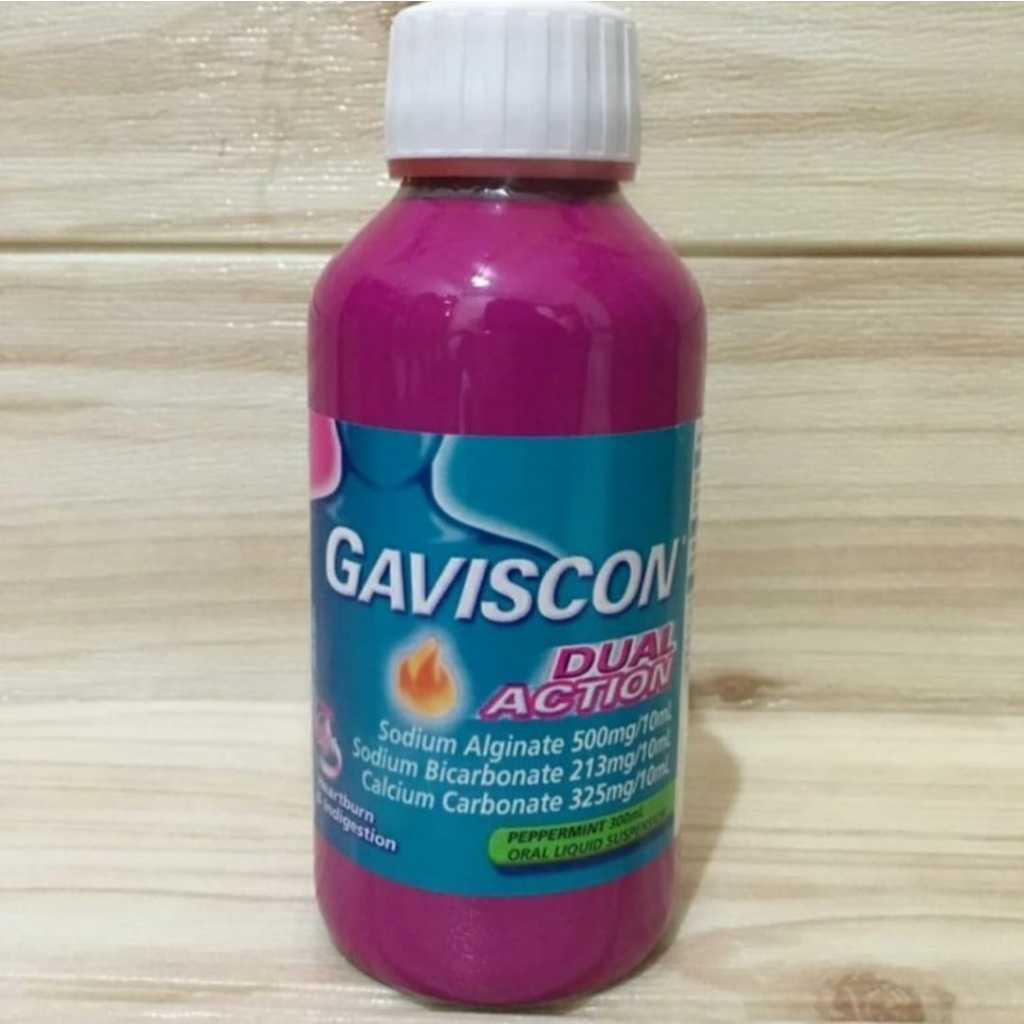 Jual GAVISCON Double Action Liquid 300ml Botol - obat maag nyeri ...