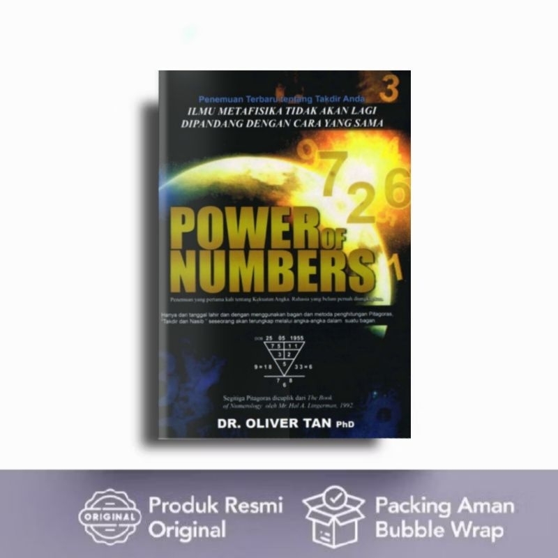 Jual Buku Power Of Numbers By Dr. Oliver Tan Phd - Power Of Number ...