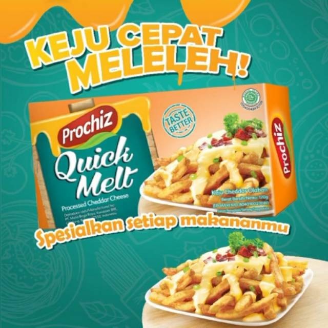 Jual Prochiz Quick Melt 160gr – Easy Melt Cheese – Keju Mudah Leleh ...