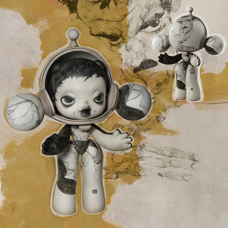 Jual POP MART MEGA a SKULLPANDA 1000% Egon Schiele Limited Edition ...