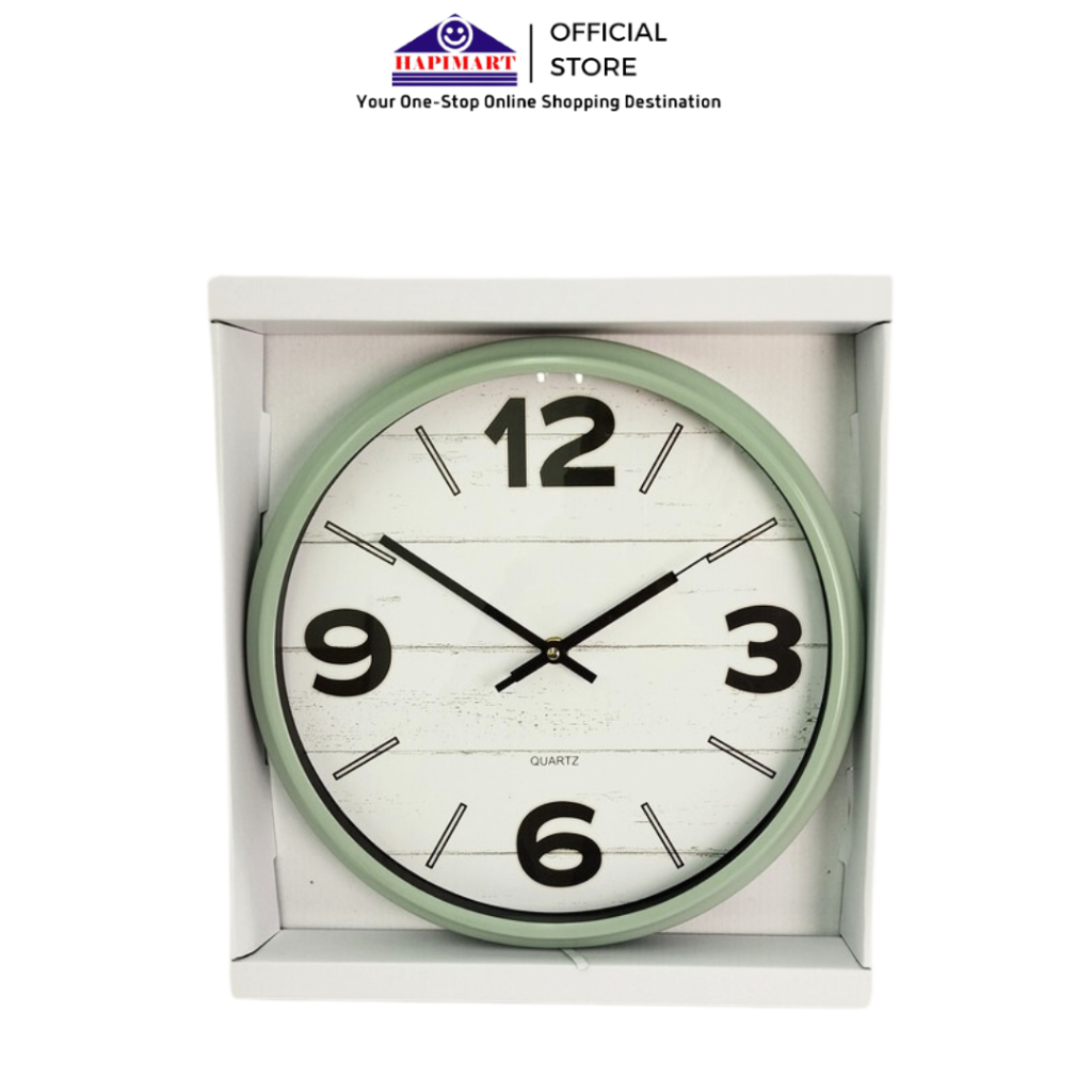 Jual Jam Dinding Besar Analog Creative Design Vintage Hijau Model Unik ...