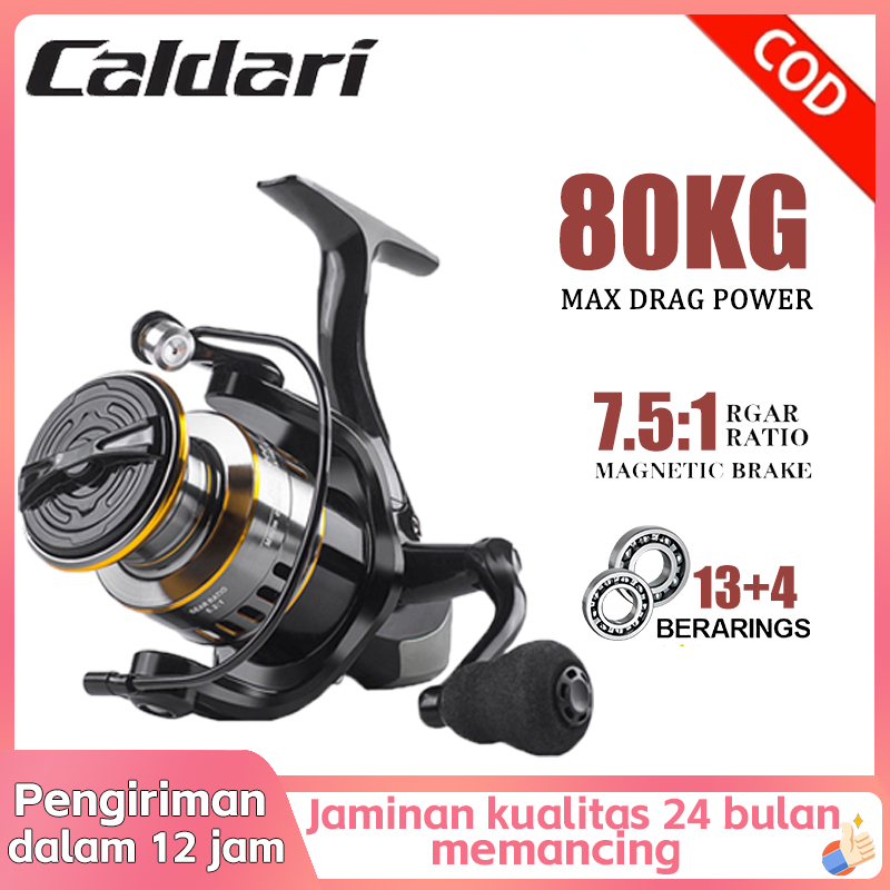 Jual 【stok siap】Reel Pancing Fishing reel pancing Spinning Reel Metal ...