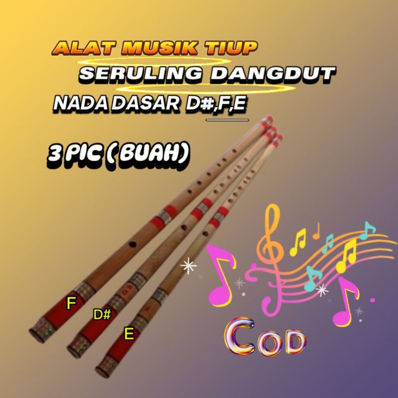 Jual SERULING DANGDUT NADA DASAR D#, F, E | Shopee Indonesia