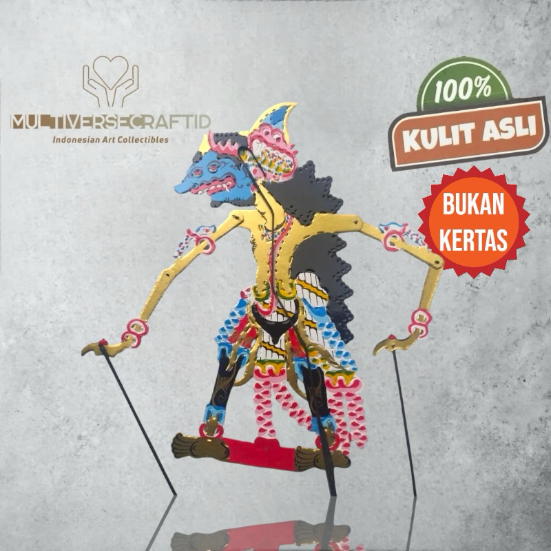Jual MULTIVERSECRAFTID Wayang Mainan Anak Sabrangan Muka Biru Sangat ...