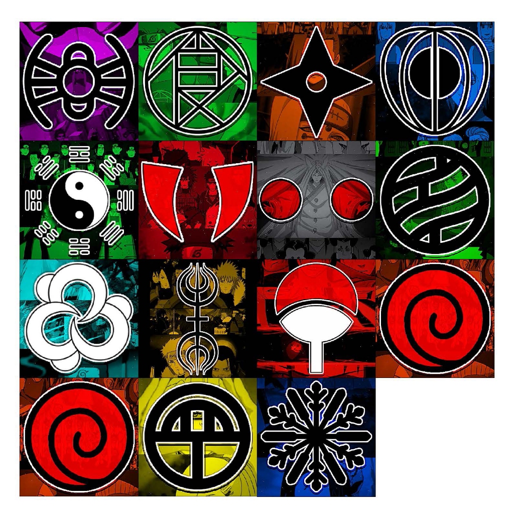 Jual MINI STIKER NARUTO CLAN CHROMO (ISI : 15 PCS) WIBU STICKER IDOL ...