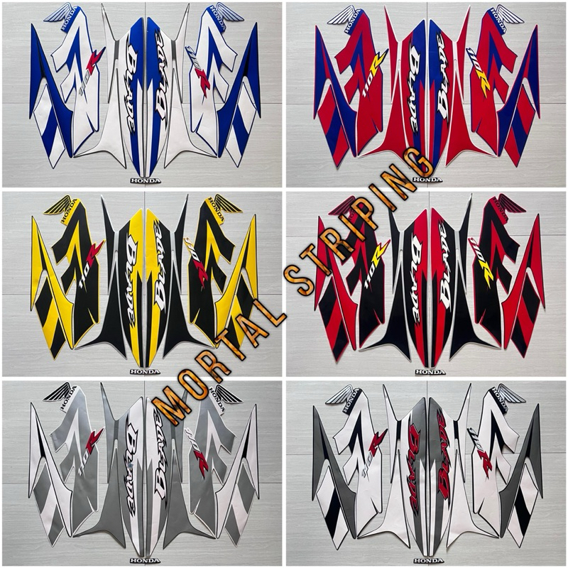 Jual STIKER STRIPING LIS LES BODY HONDA BLADE 110R 2009 2010 | Shopee ...