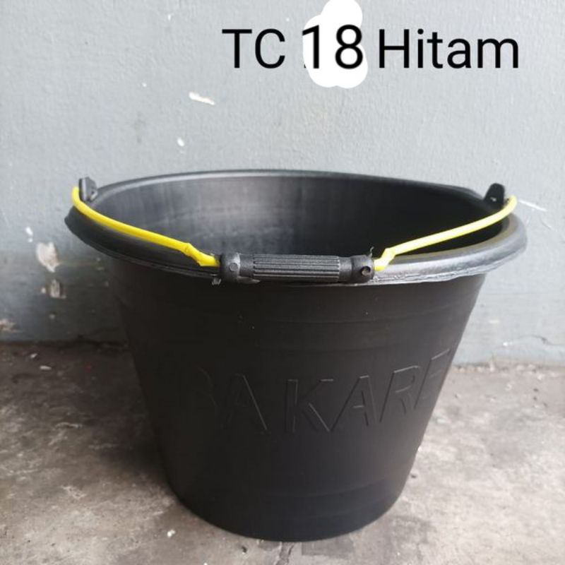Jual Timba Cor Plastik Ember Cor TC 16 18 20 Hitam | Shopee Indonesia