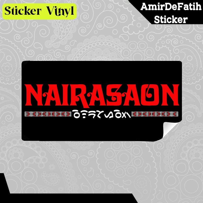 Jual Stiker Sticker Marga Batak Nairasaon Bahan Vynil Tahan Air Bisa ...