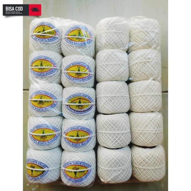Jual Benang Bol / Benang Kasur Cap Jagung 1 pack isi 10 pcs | Shopee ...