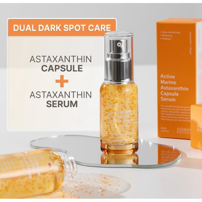 Jual READY STOCK SUNGBOON EDITOR Active Marine Astaxanthin Serum 30ml ...