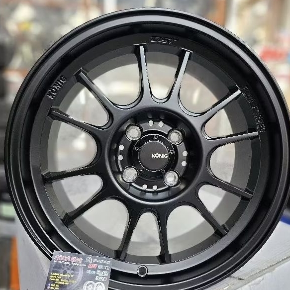 Jual Velg Konig Hypergram R16inch ORIGINAL pcd4x100(Jazz,Yaris,Raize,Fiesta | Shopee Indonesia