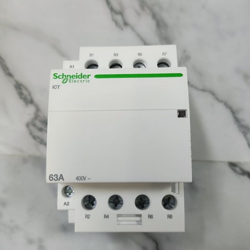 Jual CONTACTOR Kontaktor DIN ICT 63A 4NC 220VAC A9C20867 | Shopee Indonesia