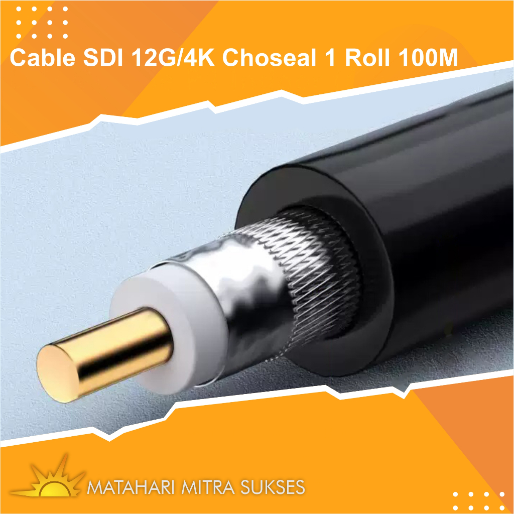 Jual Kabel SDI 12G/4K CHOSEAL - 1 Roll 100 Meter | Shopee Indonesia