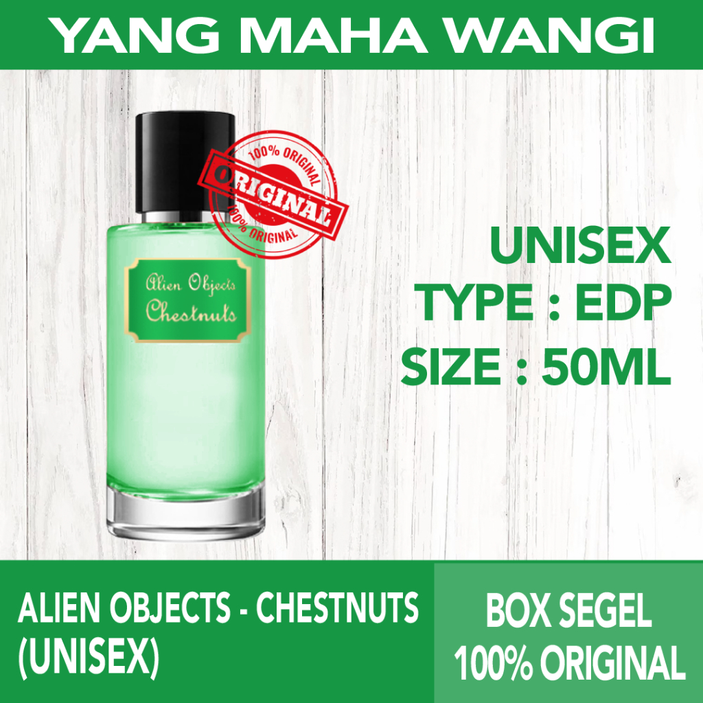 Jual PARFUM ORIGINAL ALIEN OBJECTS CHESTNUTS EDP 50ML FOR UNISEX (BOS ...