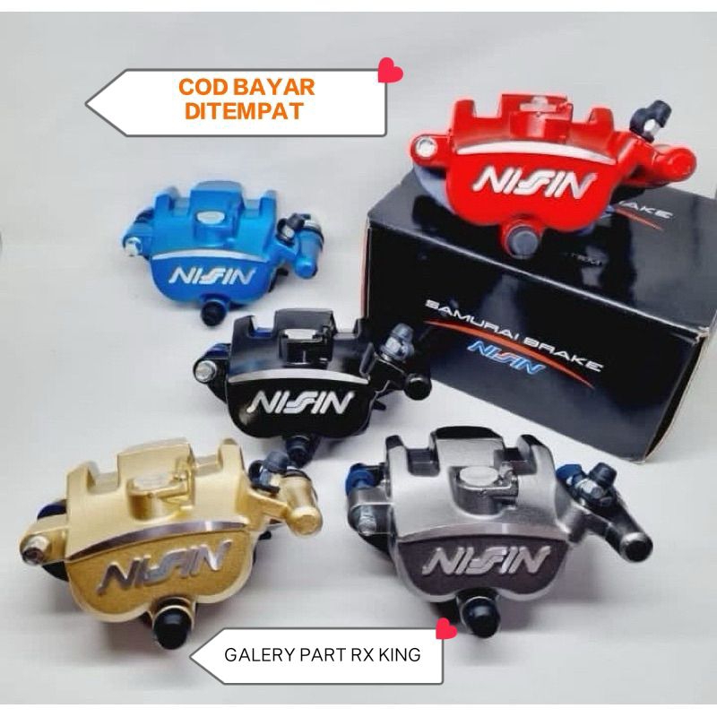 Jual Kaliper Nissin Samurai 2 Piston Kanan Universal Untuk Semua Motor | Shopee Indonesia