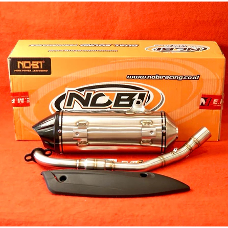 Jual TERMURAH! KNALPOT NOB1 STYLO 160 STANDAR RACING STAINLESS BASS ...