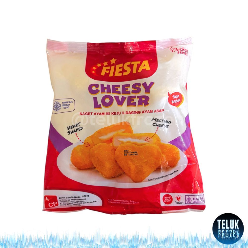 Jual Fiesta cheesy lover 400 gr / chicken nugget keju 400g gram / naget ...