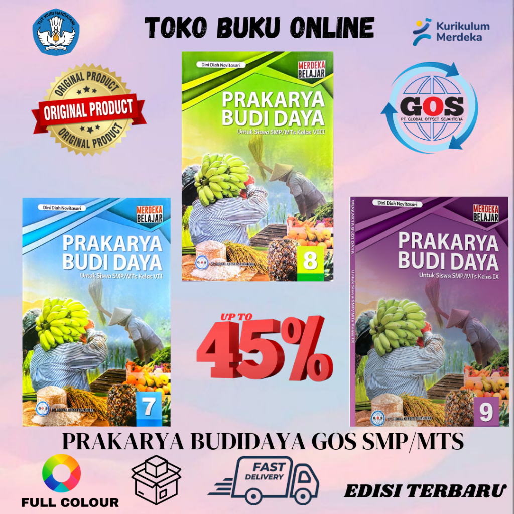 Jual Buku Siswa Pendamping PRAKARYA BUDI DAYA Kelas 7,8,9 SMP/MTS Kurikulum Merdeka (GOS) Global ...