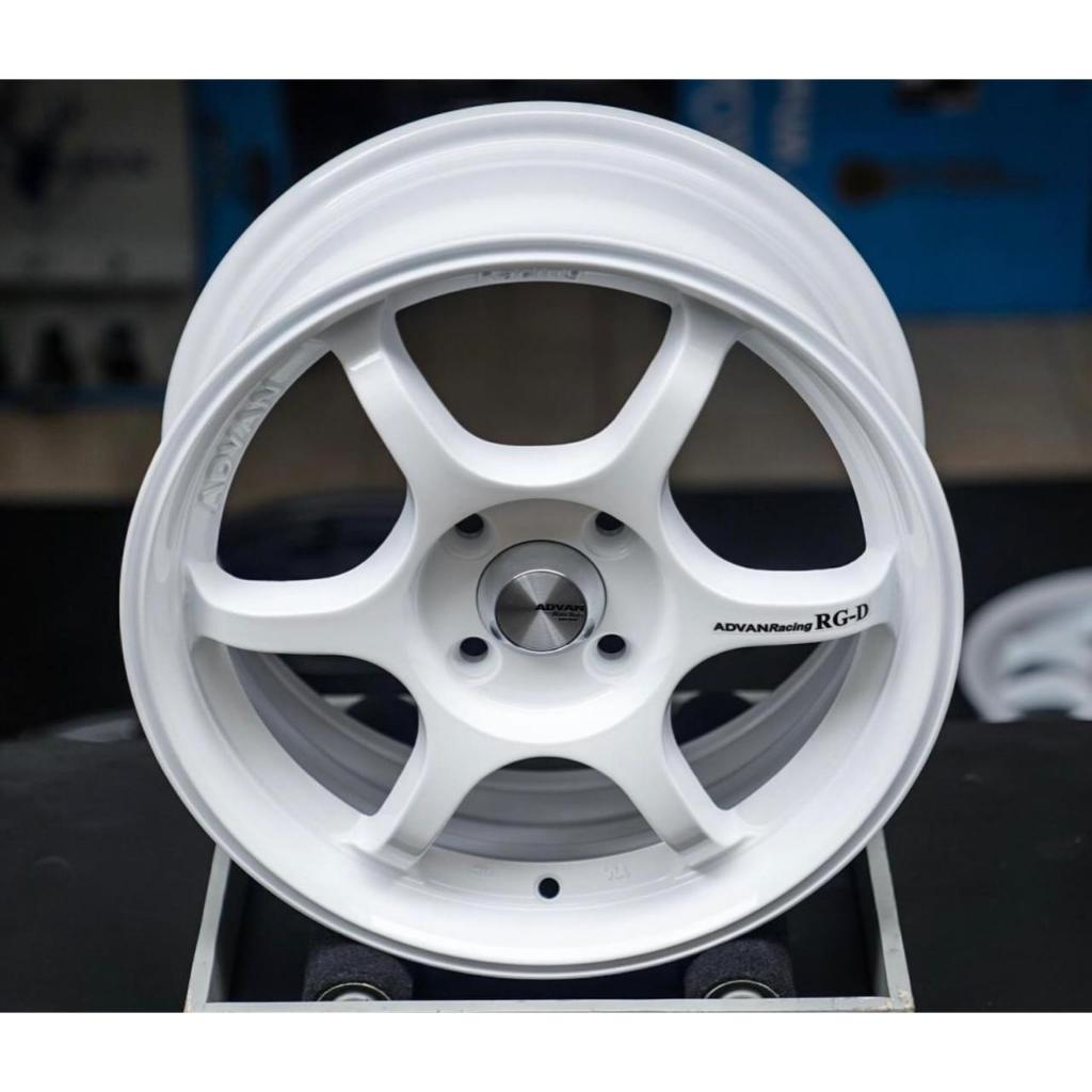 Jual VELG ADVAN RG-D R15 PCD 4x100 LEBAR 6.5 ET 40 WARNA WHITE - VELG MOBIL TIE ROD WHEELS ...