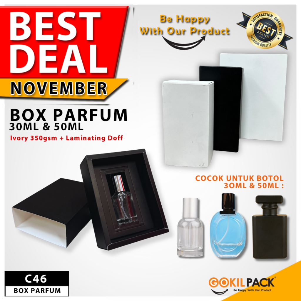 Jual Box Parfum Custom 30 ml / 50 ml | Sliding Box Parfum Lelabo ...