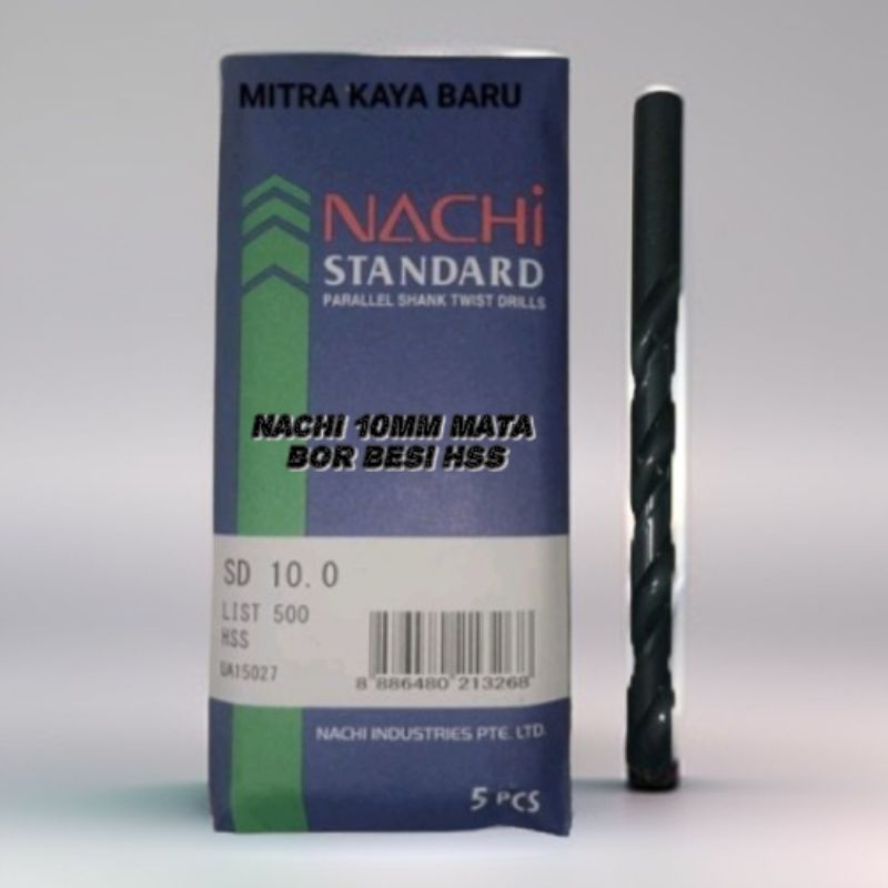 Jual NACHI 10 MM MATA BOR BESI HSS(Harga 1 Pcs BUKAN PERBUNGKUS) | Shopee Indonesia