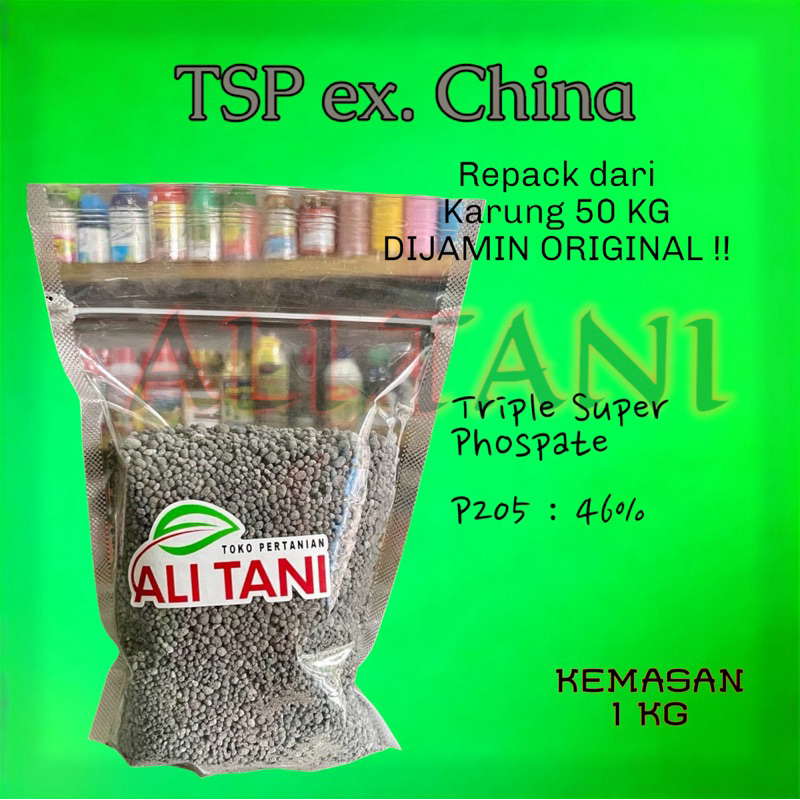 Jual (Repack) TSP MAHKOTA ex. China Kemasan 1 KG Pupuk Eceran/Rep4ck ...