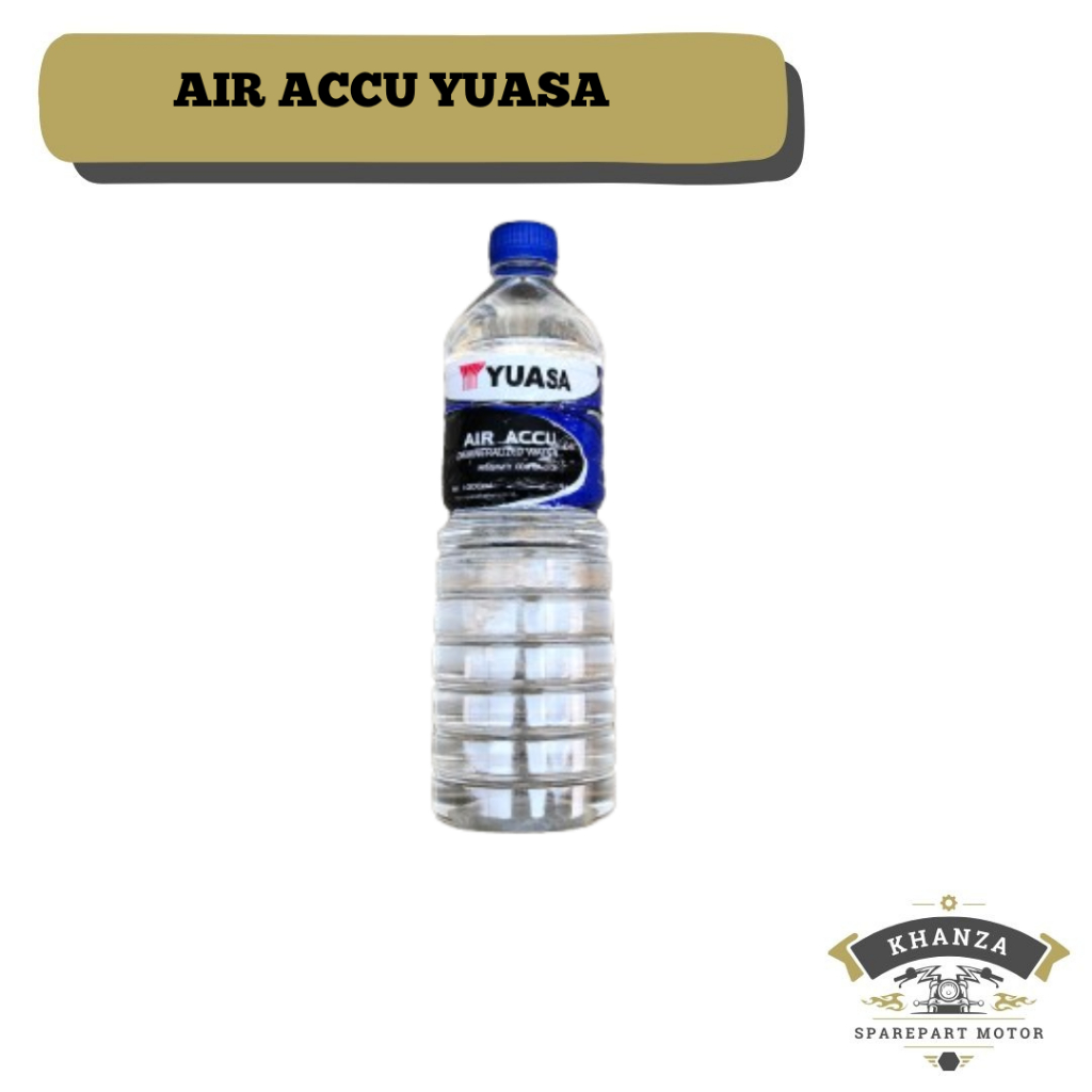 Jual YUASA Air Accu // Air Accu Air Aki Biru 1 Liter / 1000ml | Shopee ...