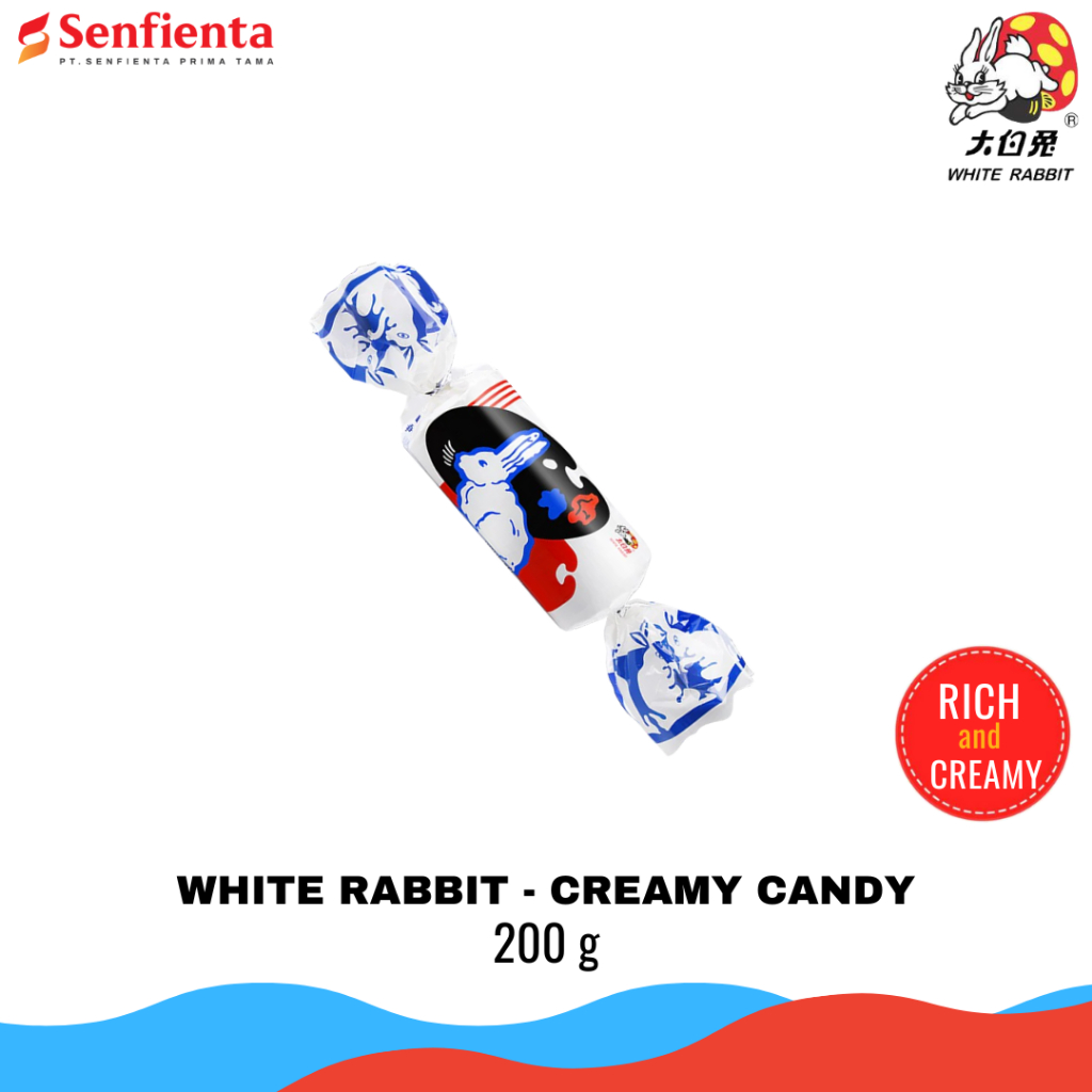 Jual White Rabbit Creamy Candy 200 gr | Permen Susu (Non Halal ...
