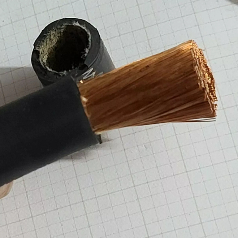 Jual KABEL LAS 81mm 3/0AWG Copper Wire 81mm EXCELENE 600A WELDING CABLE ...