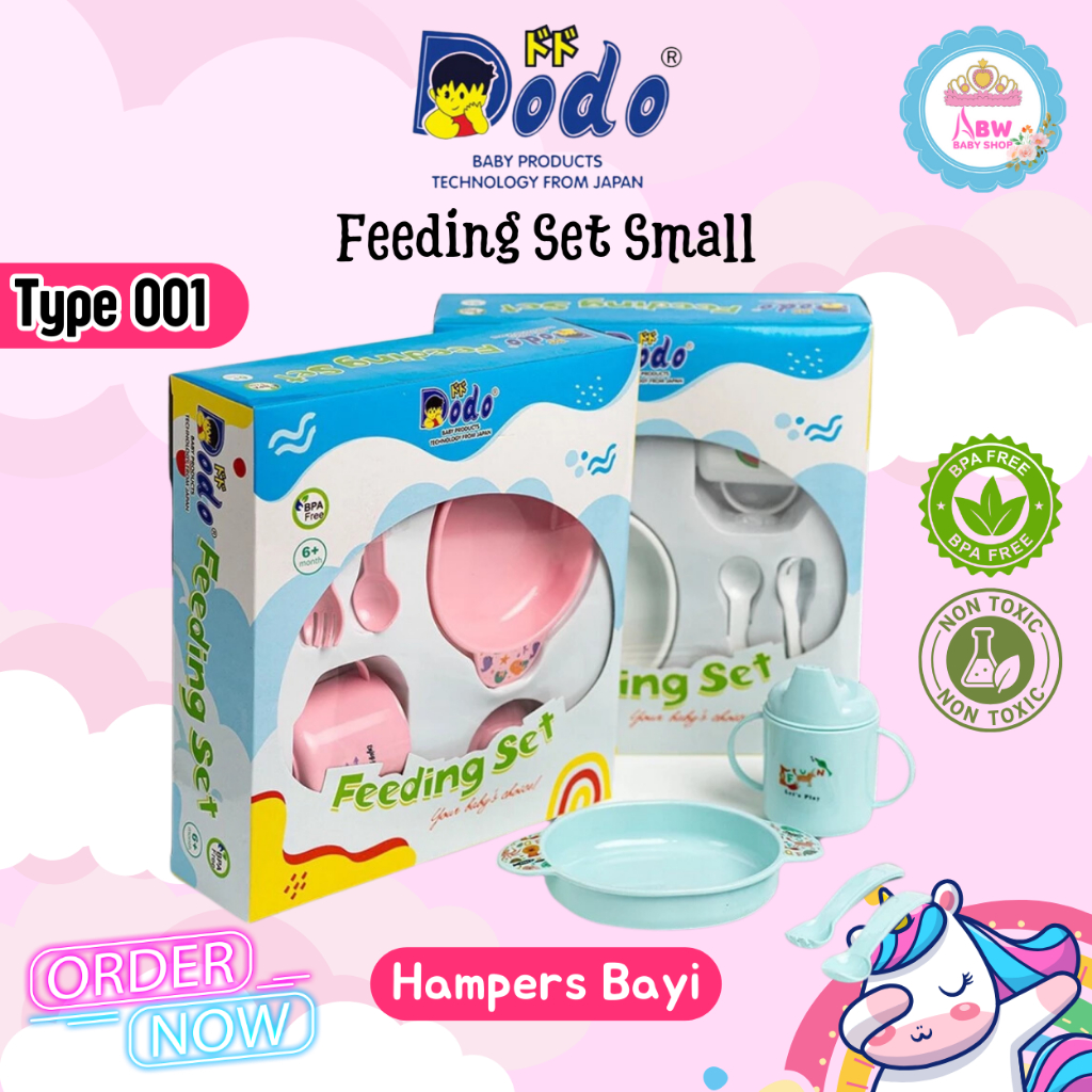 Jual DODO FEEDING SET SMALL TYPE 001 Hampers Bayi Kado Bayi BPA FREE ...