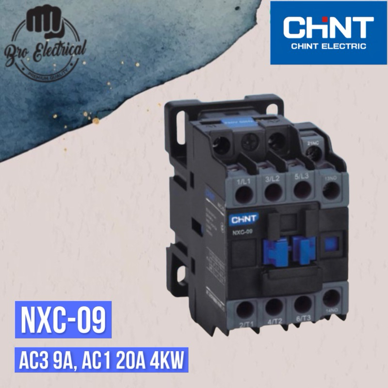Jual CONTACTOR KONTAKTOR CHINT NXC-09/12/18/25/32/40/50/65/85/100 ORIGINAL | Shopee Indonesia