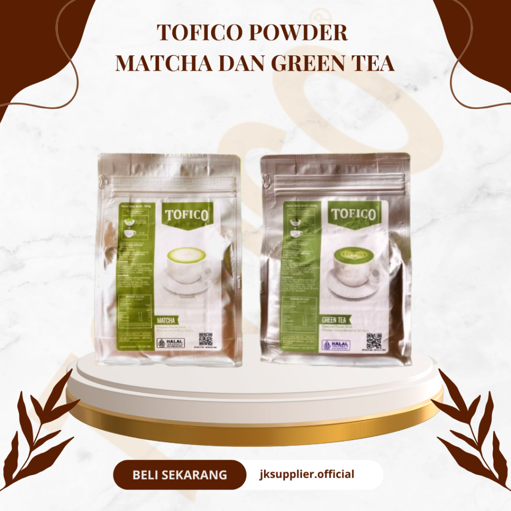 Jual Tofico Powder Matcha dan Green Tea 1KG | Shopee Indonesia