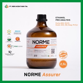 Jual Ethanol Absolute Norme Assurer / Ethanol Pro Analis / Alkohol ...