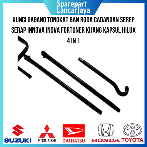 Jual Kunci Gagang tongkat Ban Roda Cadangan Serep Serap Innova Inova ...