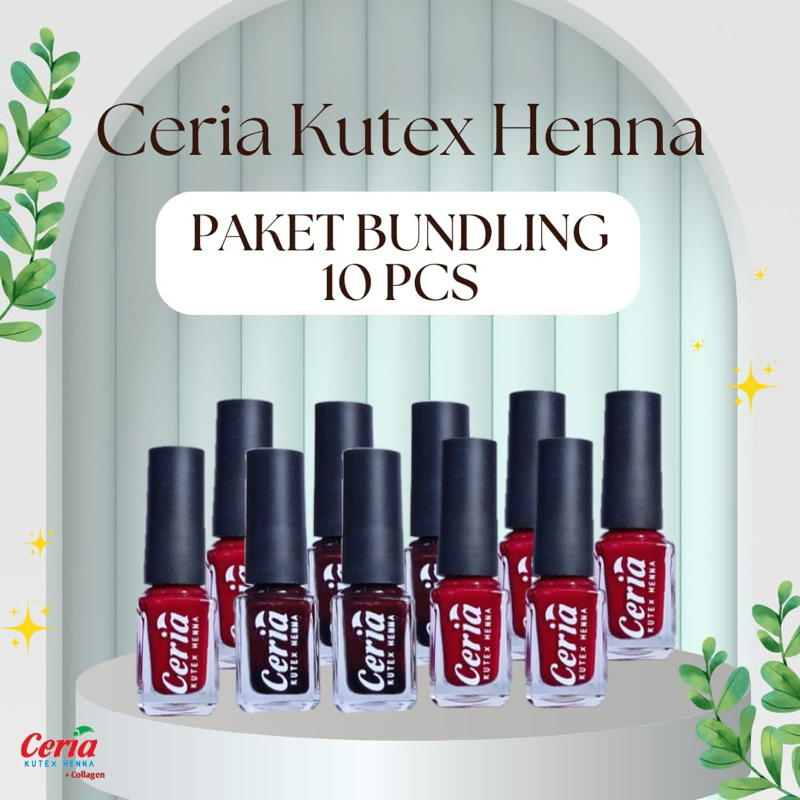 Jual PAKET RESELLER CERIA KUTEX HENNA ISI 10 PCS | Shopee Indonesia