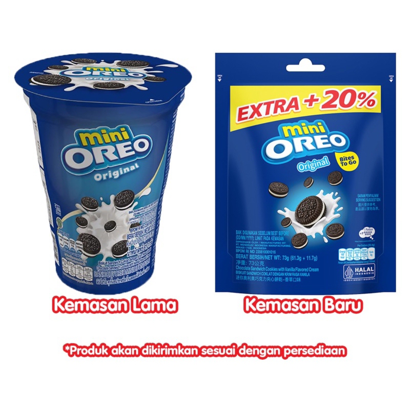 Jual OREO Mini Biskuit 61,3 g | Shopee Indonesia