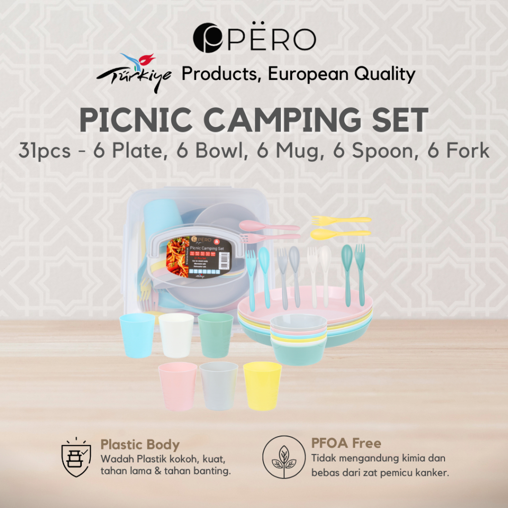 Jual [New Product] Pero Miso Picnic Camping Set Multifunction / Piknik ...