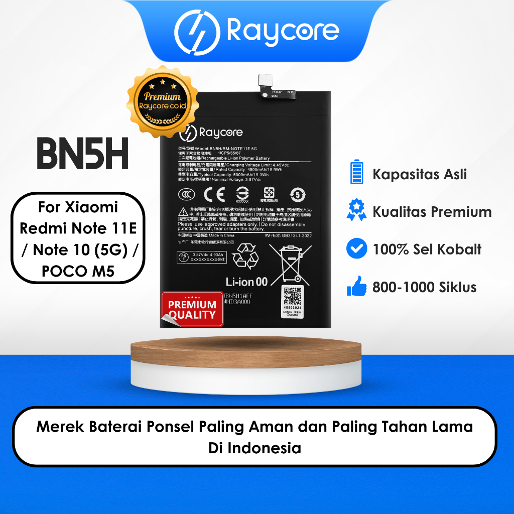 Jual Raycore - Baterai BN5H FOR REDMI NOTE 11E / POCOPHONE POCO M5 ...