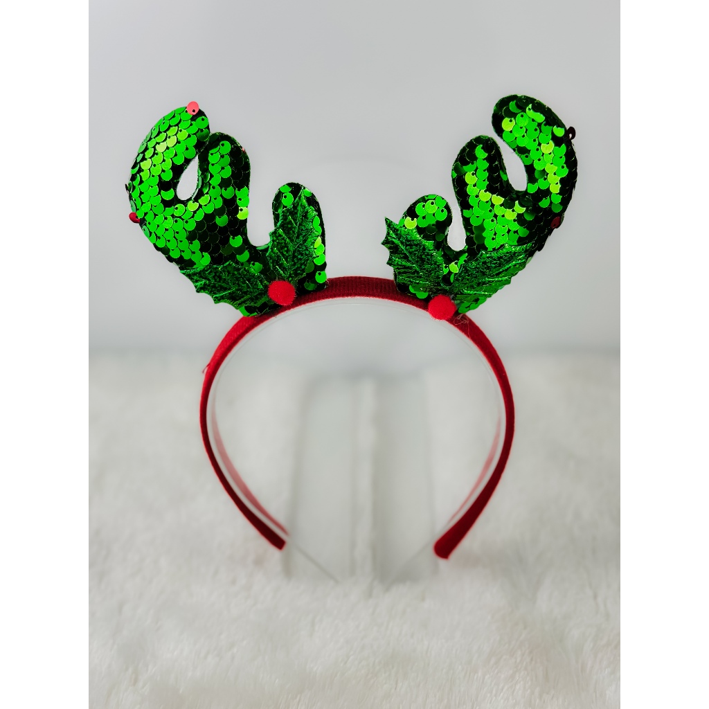 Jual HOLYHAIR Bando natal tanduk Rusa Berhiaskan Pita Payet Meriah ...