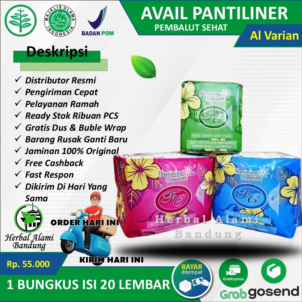 Jual Pembalut Herbal AVAIL 1 Bungkus Isi 10 Lembar | Shopee Indonesia