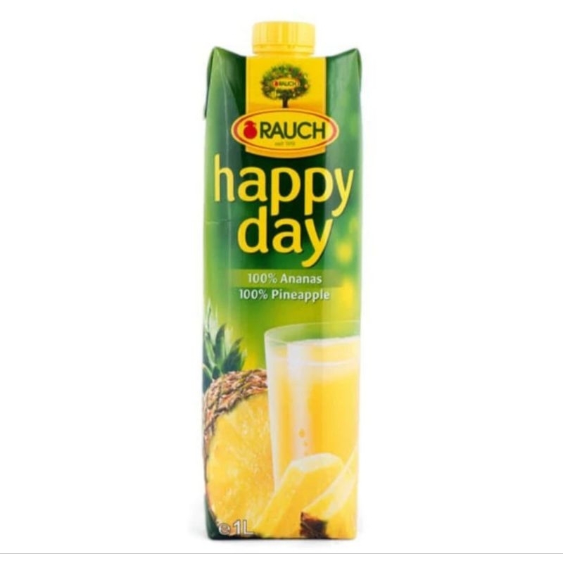 Jual RAUCH HAPPY DAY PINE APPLE 1 LITER | JUS BUAH NANAS | Shopee Indonesia
