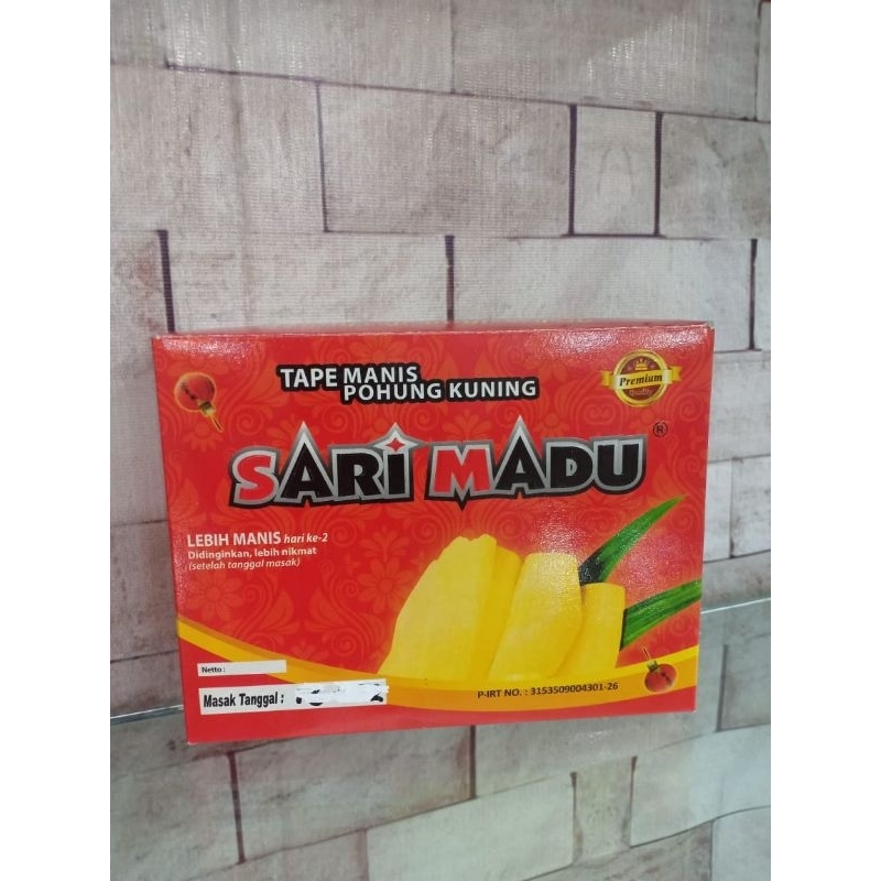 Jual Tape Manis Sari Madu Khas Jember berat 600 gr | Shopee Indonesia