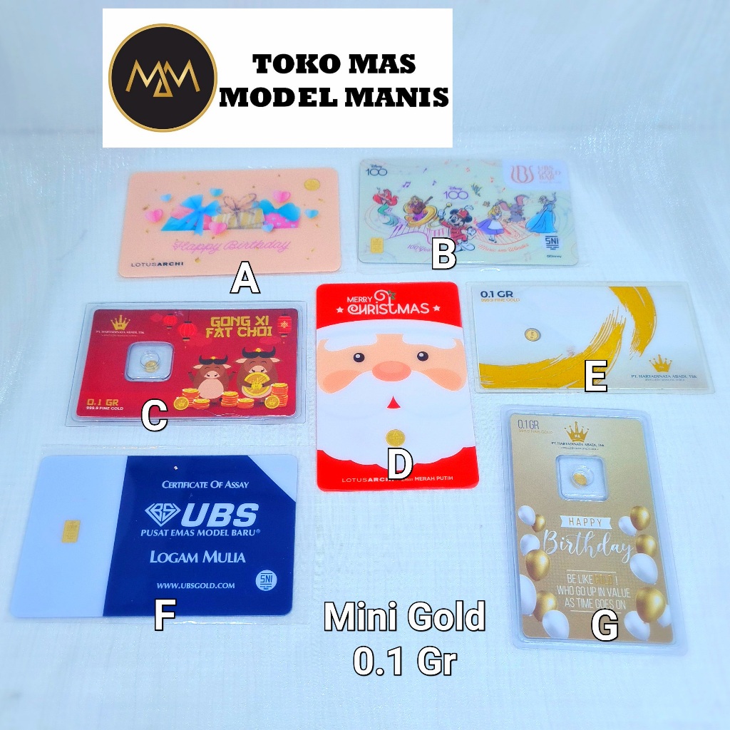 Jual Mini gold Logam Mulia gift series | Shopee Indonesia