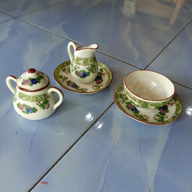 Jual set teko mini japan antik jadul vintage | Shopee Indonesia