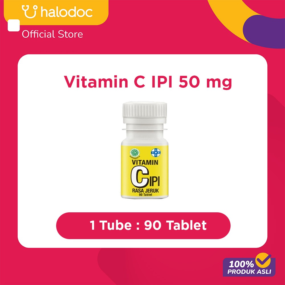Jual Vitamin C IPI 50 mg 90 Tablet | Shopee Indonesia