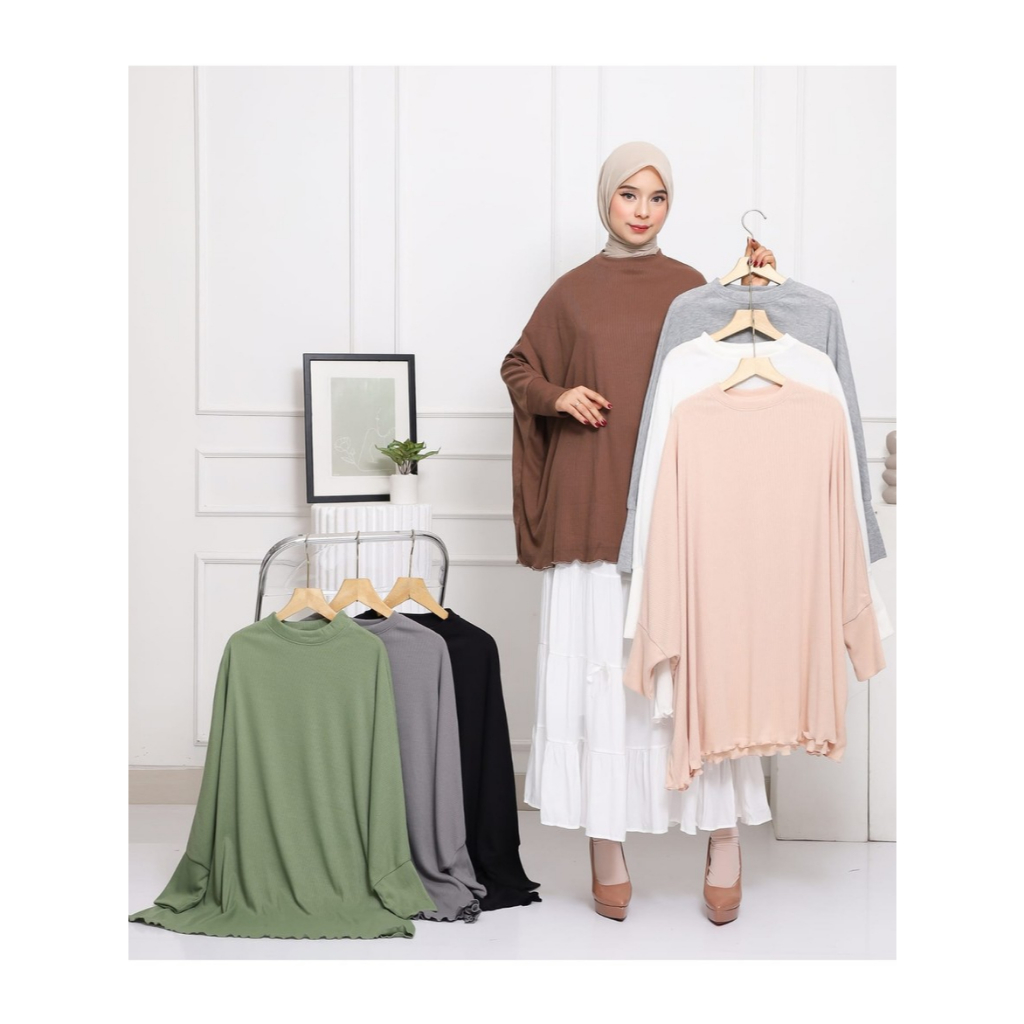 Jual BIG SALES CUCI GUDANG BIG PROMO PREMIUM - BATWING KNIT - OVERSIZE ...