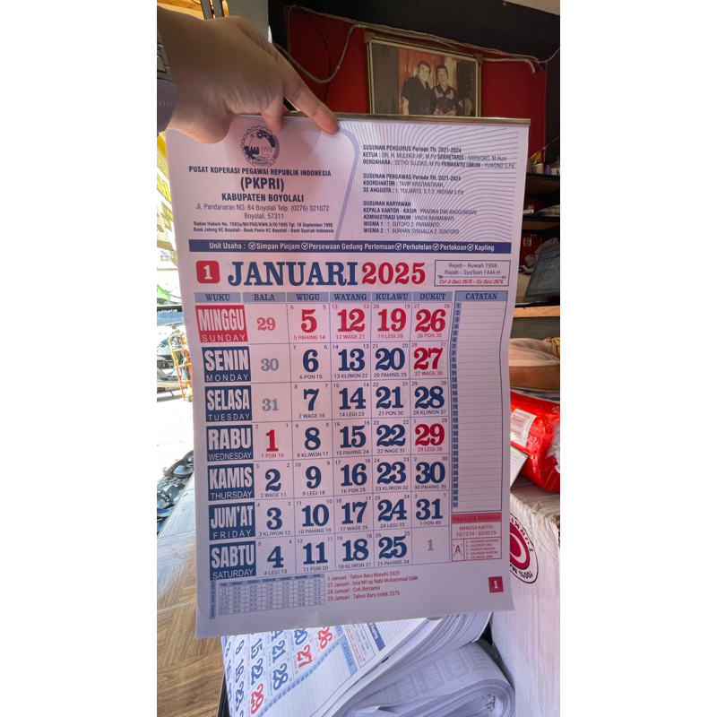Jual CETAK KALENDER SABLON KLEM 2026 MURAH MERIAH ! | Shopee Indonesia