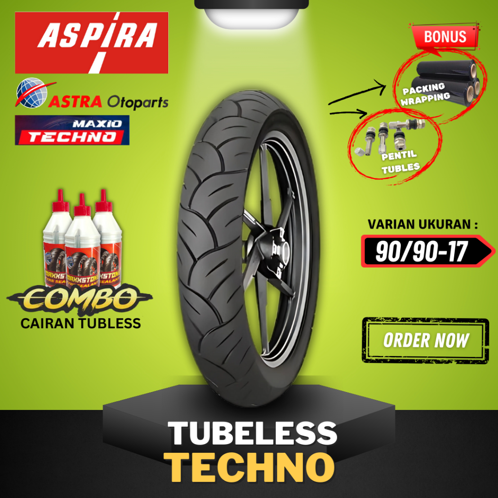 Jual RB [Ready Cod] Ban Aspira Tubeless / Ban Tubles Aspira Maxio ...