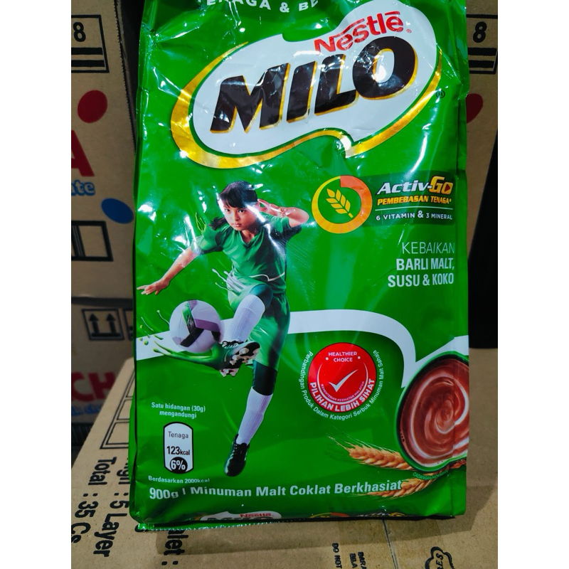Jual MILO BUBUK ASLI MALAYSIA 900gr (kemasan baru) | Shopee Indonesia